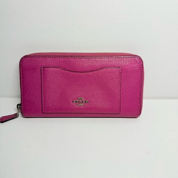 Bags | Coach Wallet Pink | Poshmark